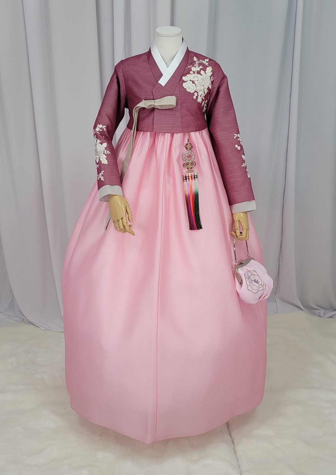 Woman Hanbok Dress Korea Traditional Clothes Set Wedding Ceremony ...