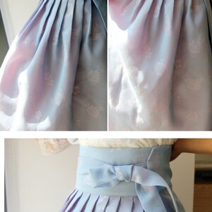 Hanbok Skirt Chima Wrap Design Modern Daily Hanbok Traditional Casual ...