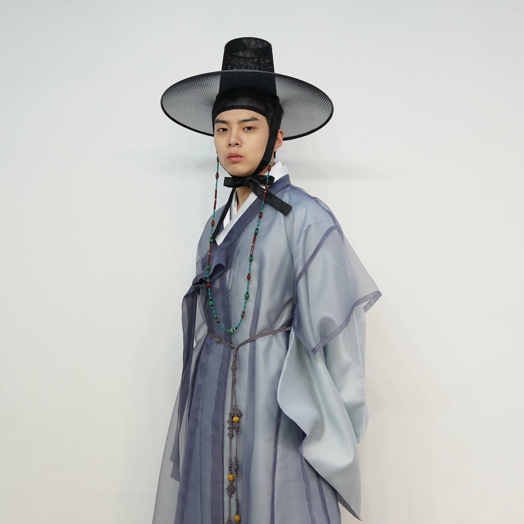 Man Premium Hanbok Male Korea Traditional Clothes Set Wedding Ceremony ...