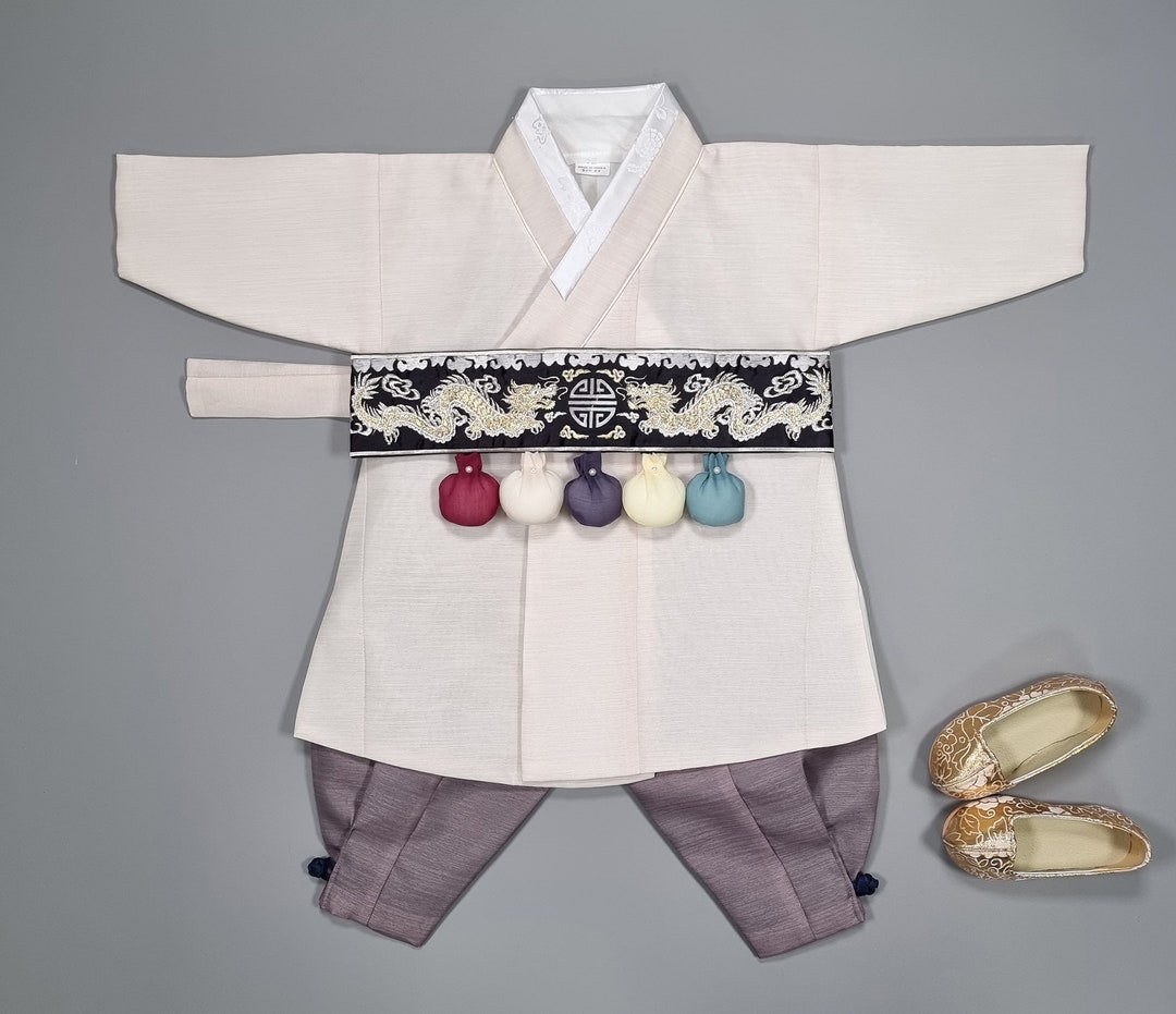 Hanbok Dress Boy Baby Korea Traditional Clothing 1-8 Ages Kid Children ...