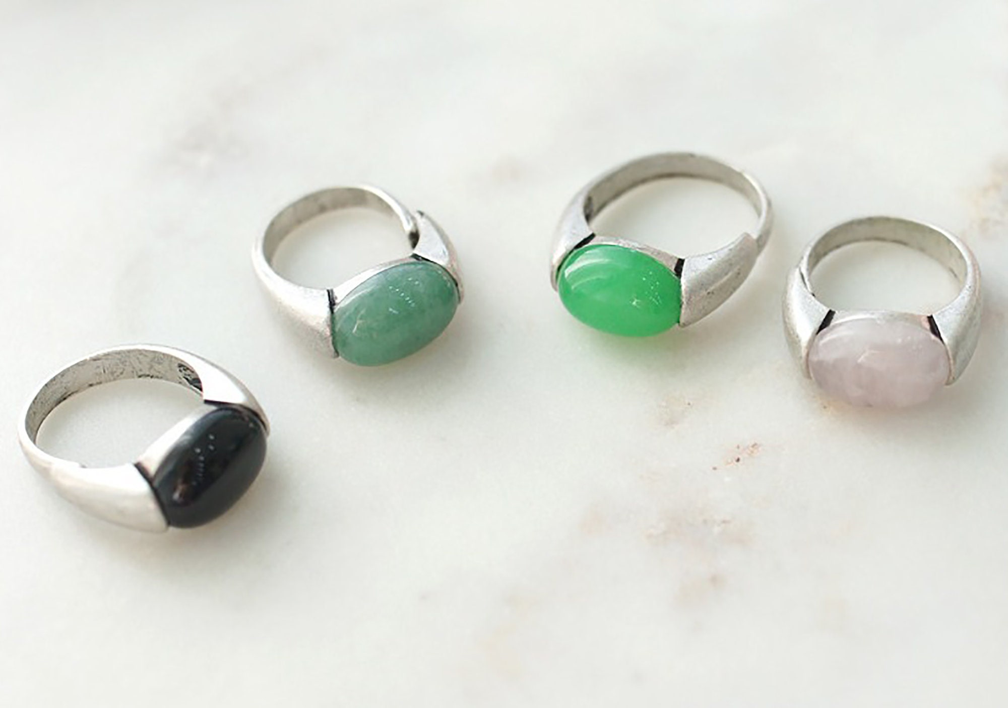 Rings Korean Hanbok Handmade Ring Adjustable Design Jade - Etsy UK
