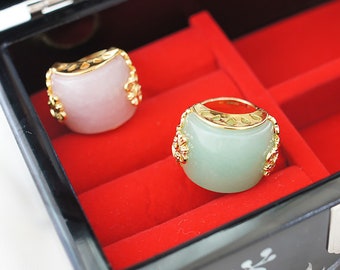 Korean Jade Wedding Ring - Etsy