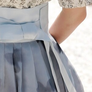 Hanbok Skirt Chima Wrap Design Modern Daily Hanbok Traditional Casual ...