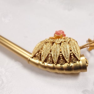 Women Korean Traditional Hair Pin Binyeo Stick Accessory Female Hanbok ...