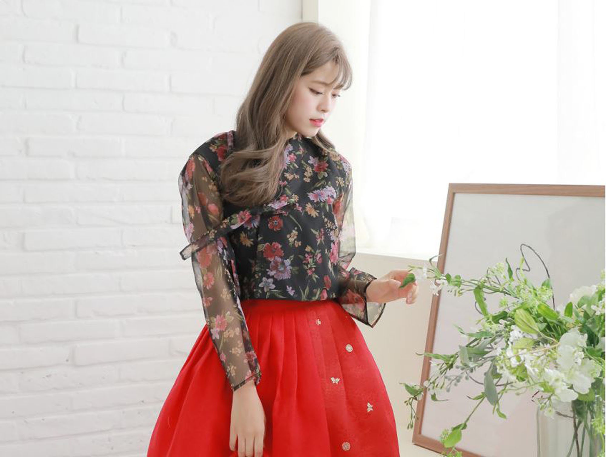 Hanbok Jacket Jeogori Korean Long Sleeve Traditional Casual - Etsy