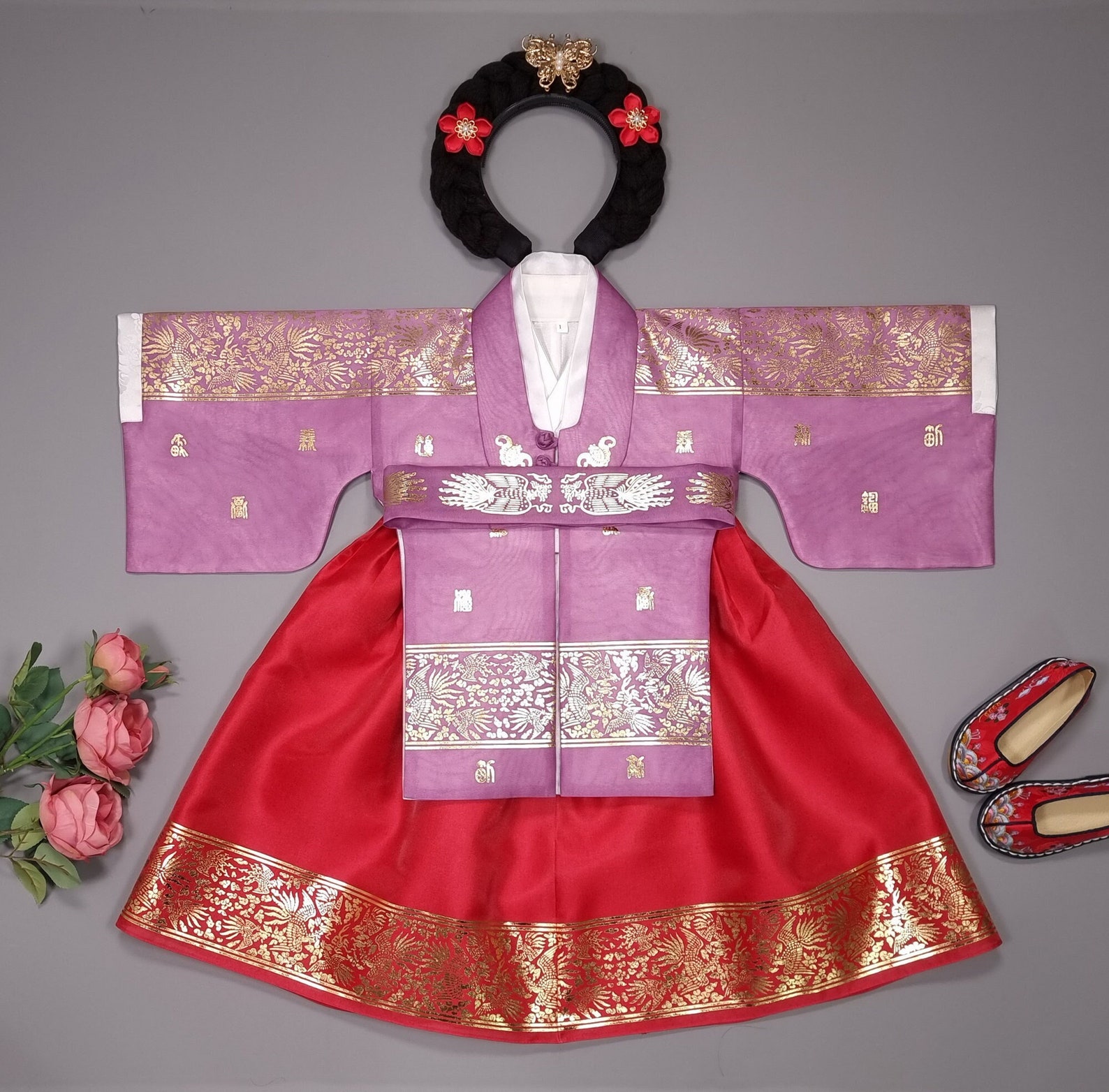 Premium Hanbok 1 Age Dol Party Baby Girl Korea Traditional - Etsy