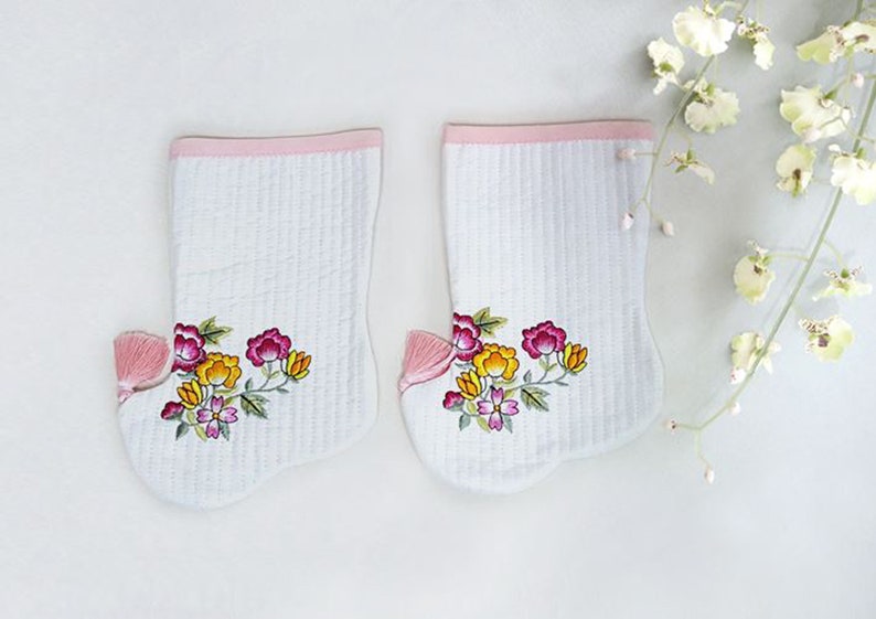 Hanbok Socks for Girl Boy Baby Korea Traditional Clothing Dol | Etsy