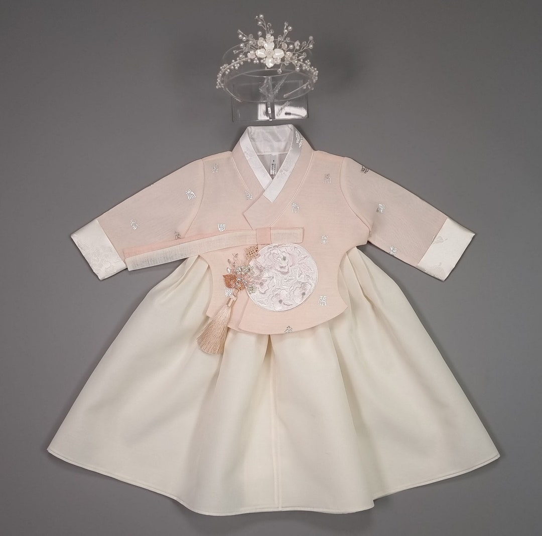 Korea Hanbok Baby Girl Traditional Clothing First Birthday - Etsy