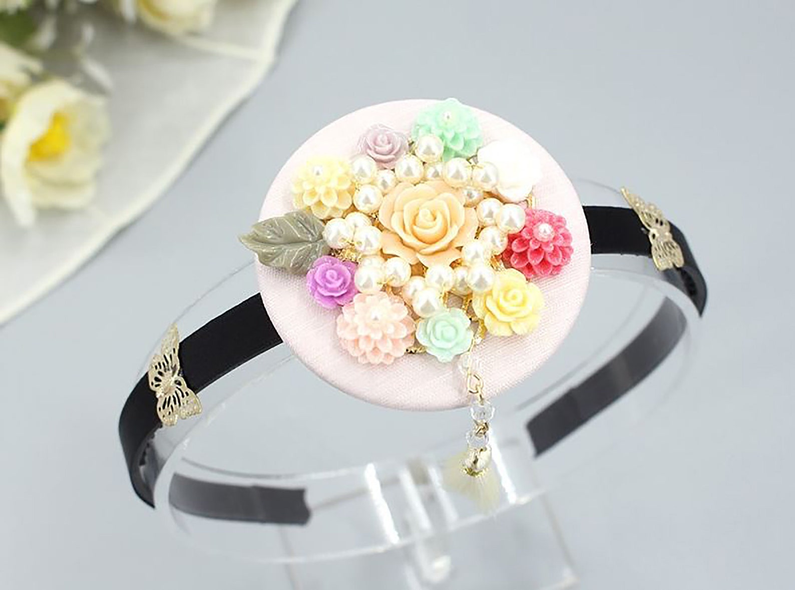 Girl Hanbok Hair Accessory BASSI Band Head Piece Korea - Etsy