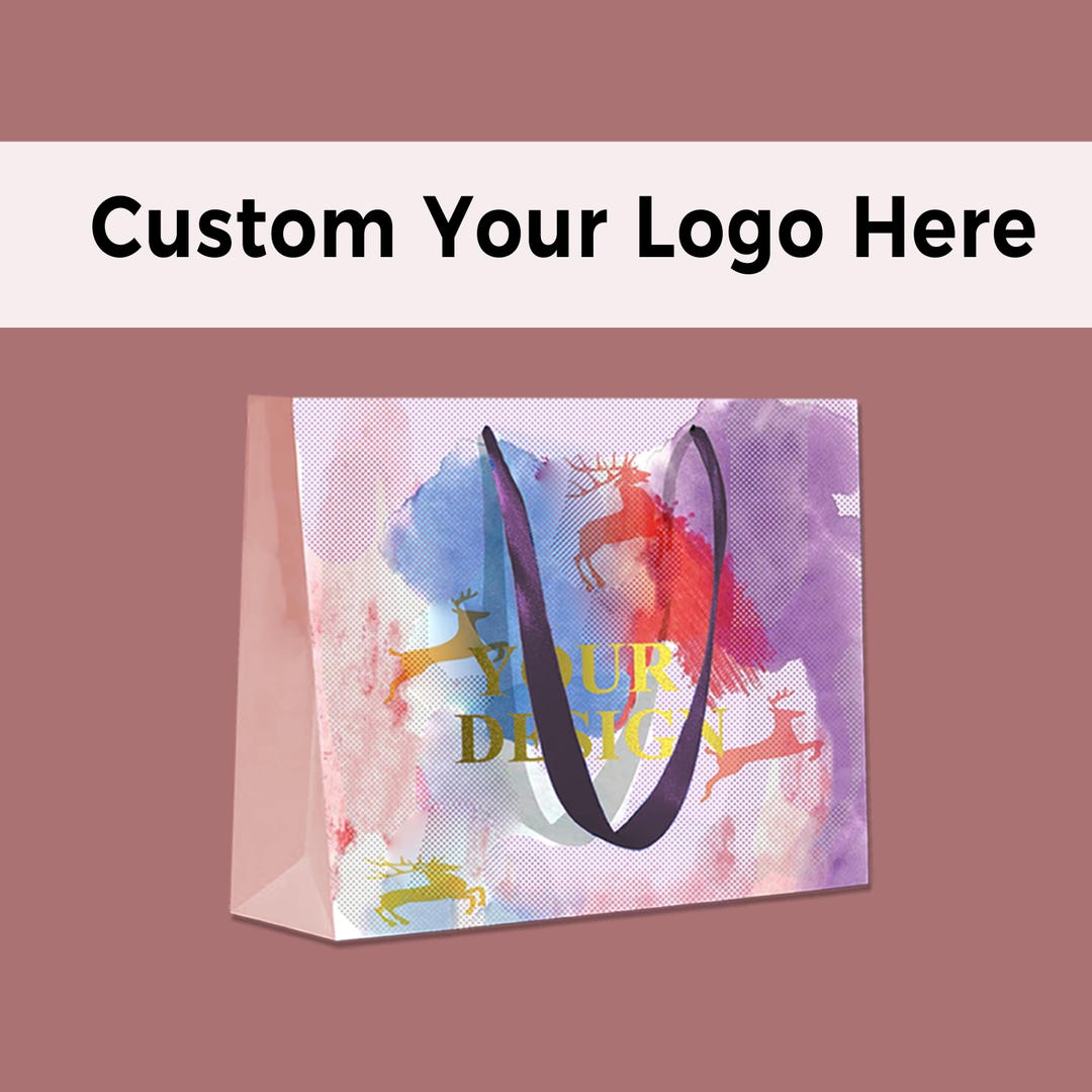 Custom High Quality Paper Bags Professional Full Colors Full-bleeds ...