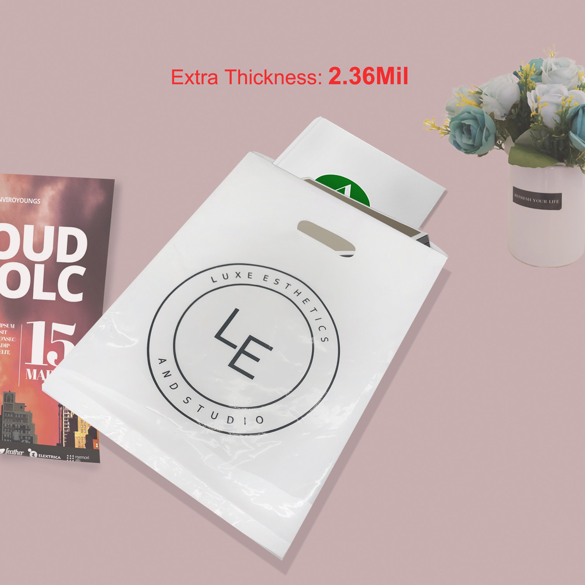 50-1000pcs Custom Shopping Bags With Logo for Boutique Custom - Etsy