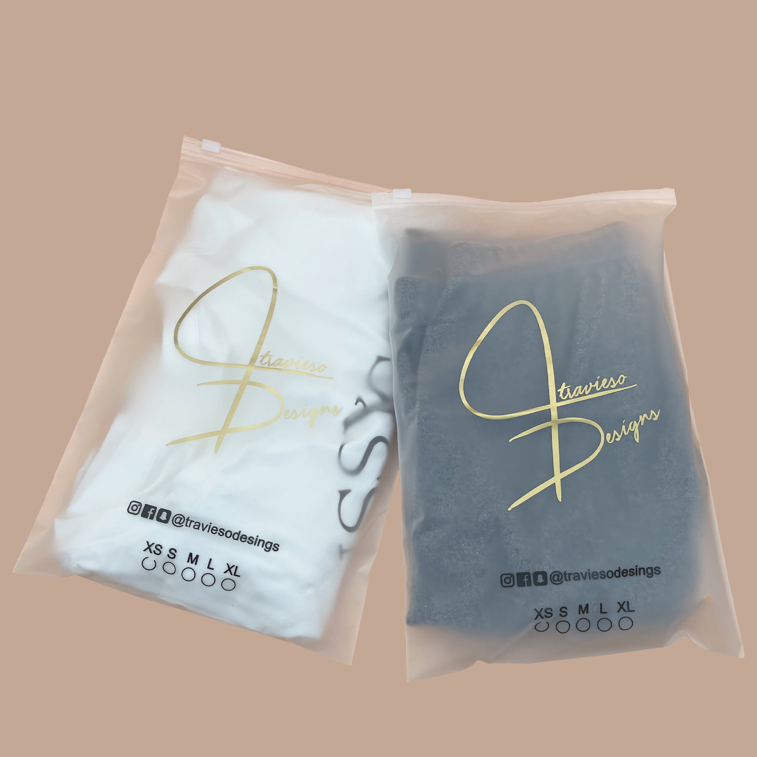 50 1000pcs Custom Frosted Zipper Lock Bags High Quality Etsy