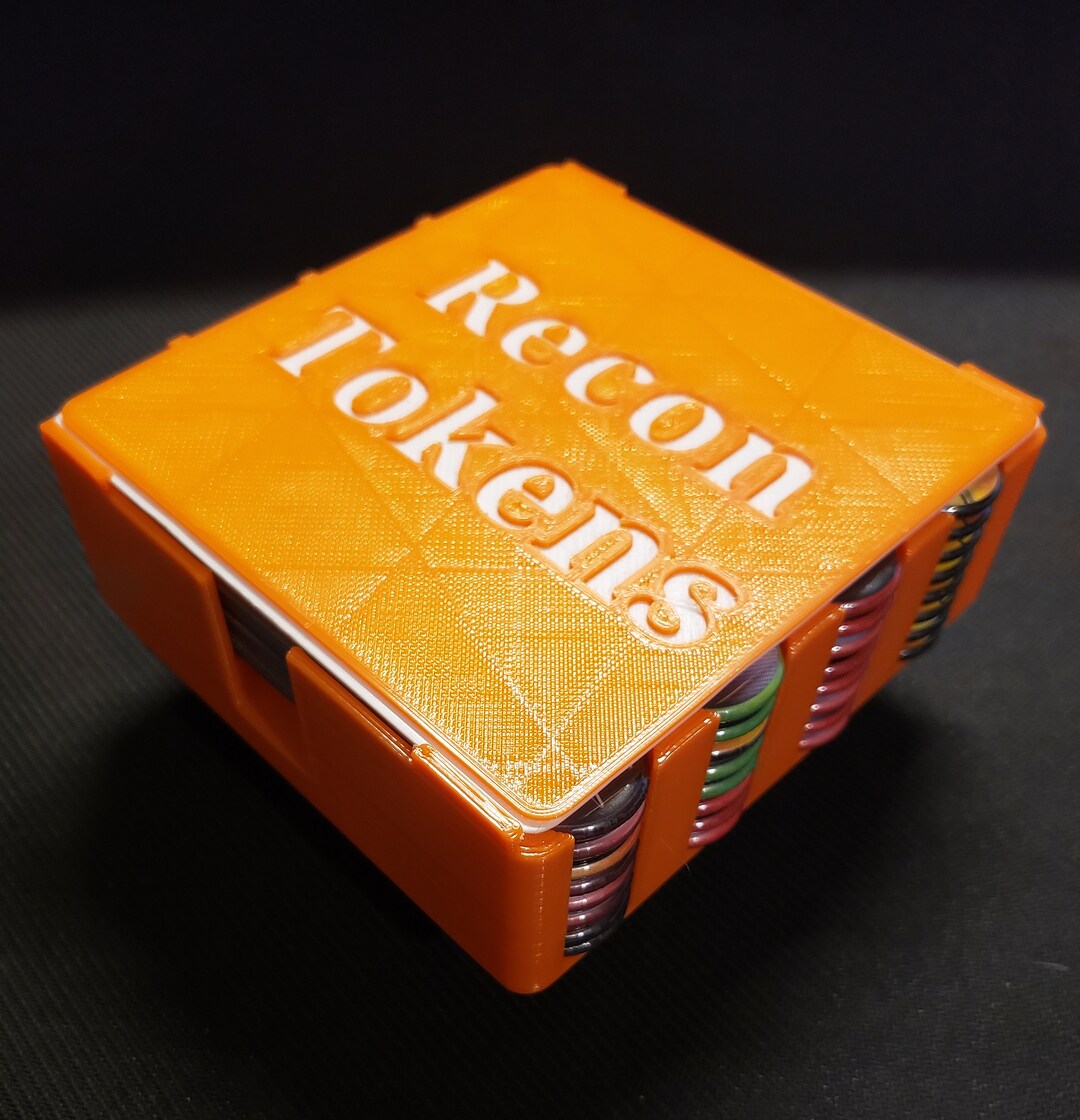 The TOKEN CRATE Token, Dice & Card Deck Holder. Compatible With 1 Inch ...