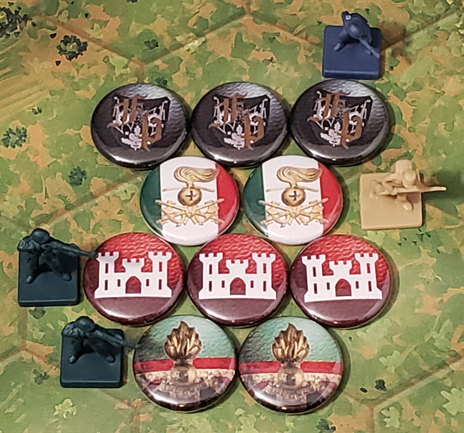 The TERRAIN Set of Tokens Compatible With Memoir 44 by Days of - Etsy