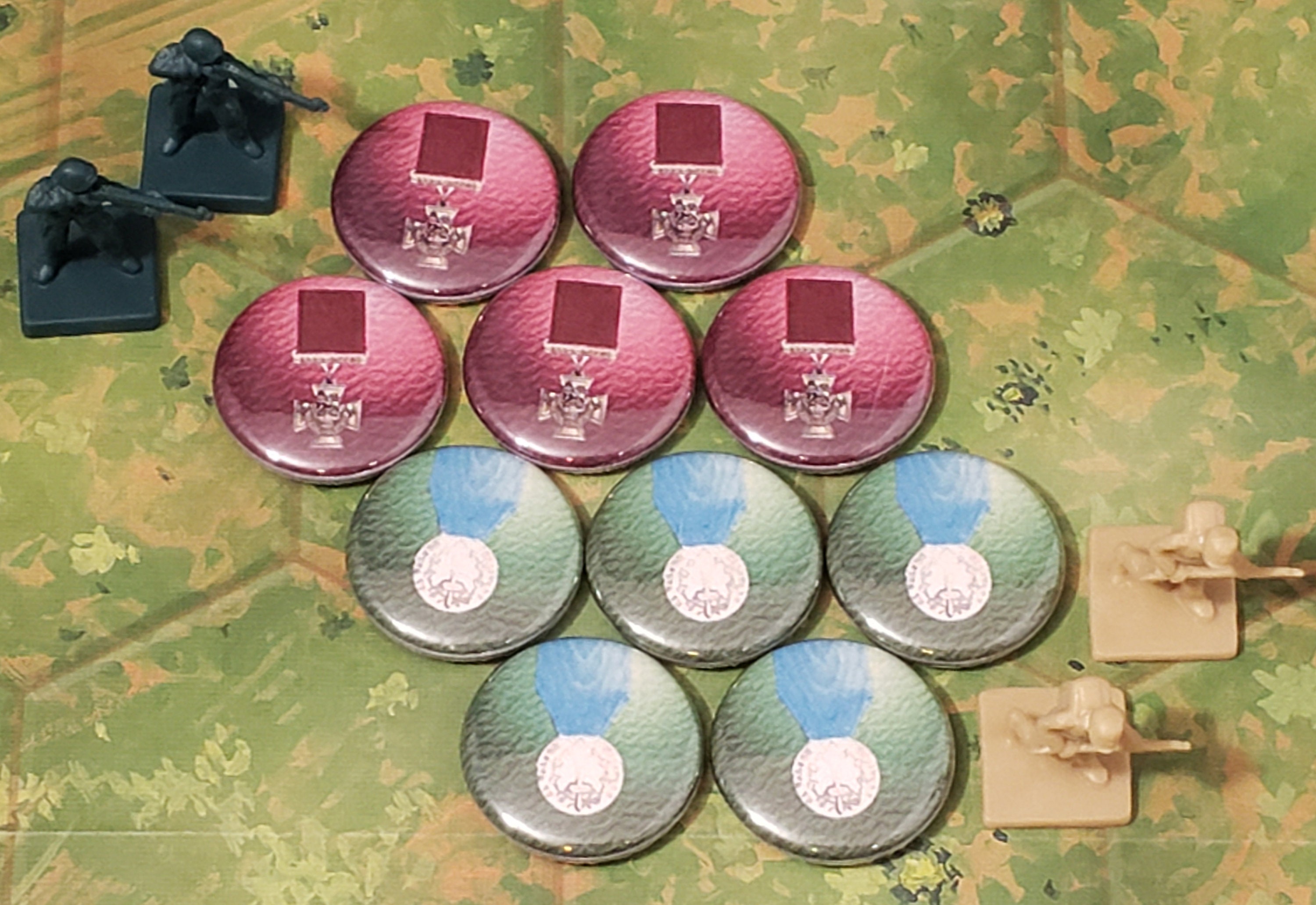 The TERRAIN set of tokens compatible with Memoir 44 by Days of | Etsy