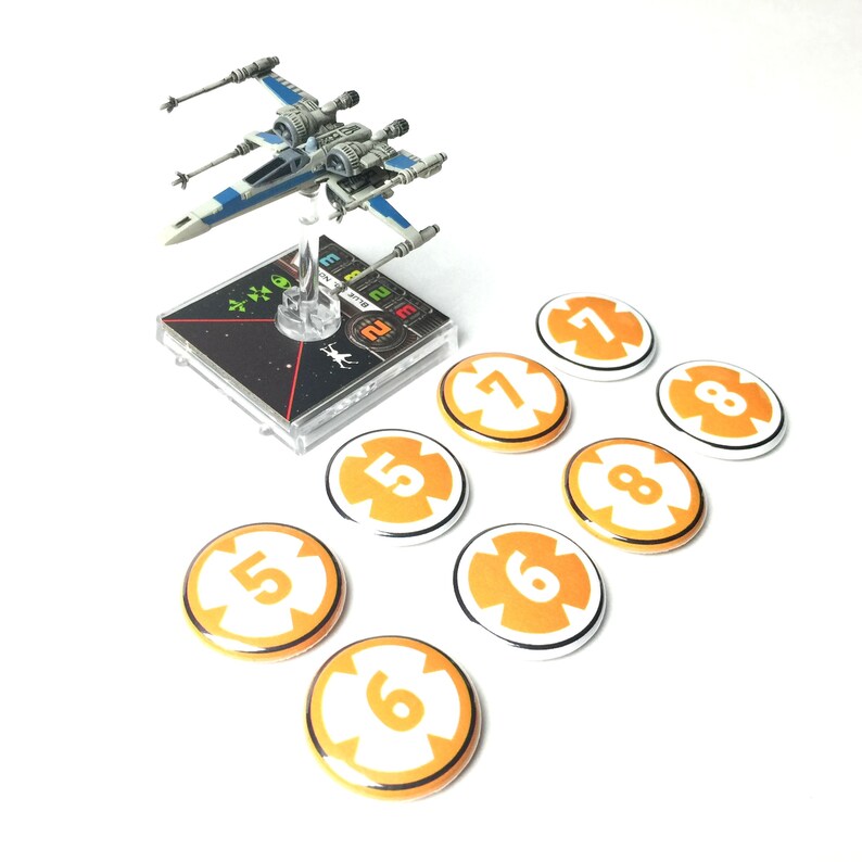 The REBEL Style of X-Wing Tokens compatible with Star Wars 2.0 | Etsy