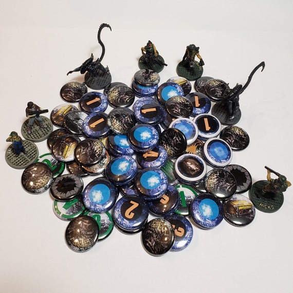 The Aliens Style of Game Tokens Compatible With the Aliens | Etsy