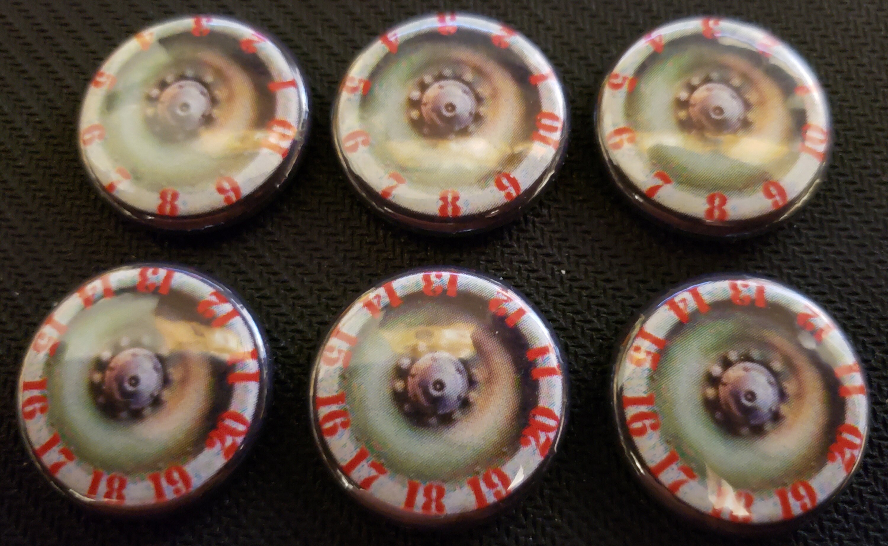 Initiative Tokens With Numbers and Tank Tread Holder for the - Etsy