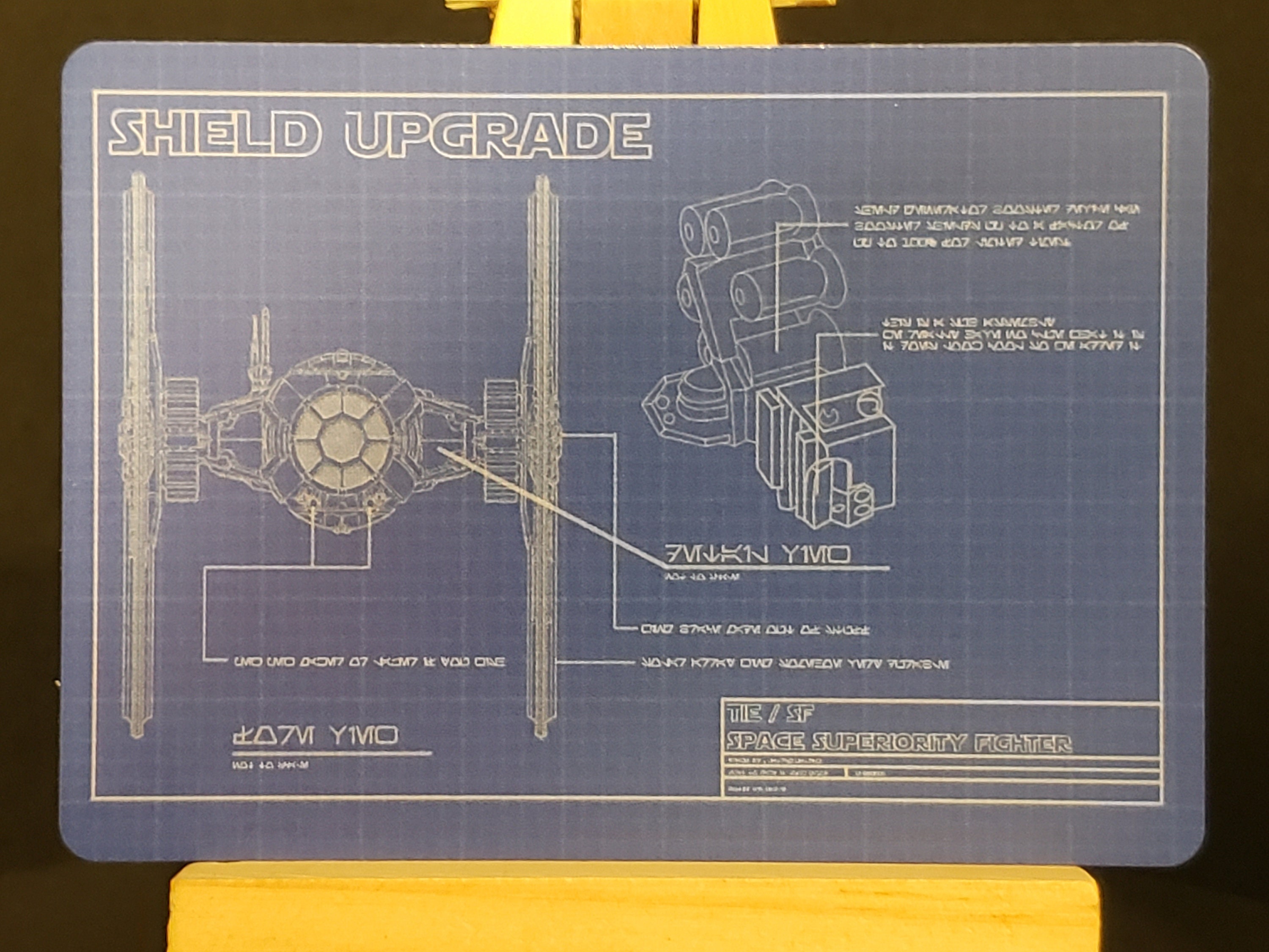 The BLUE PRINT SERIES 1 of Shield Upgrade Alternate Art Cards - Etsy