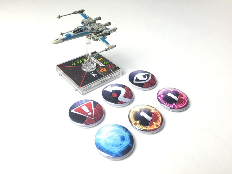 The MASS V2 Style of X-wing Tokens Compatible With Star Wars | Etsy