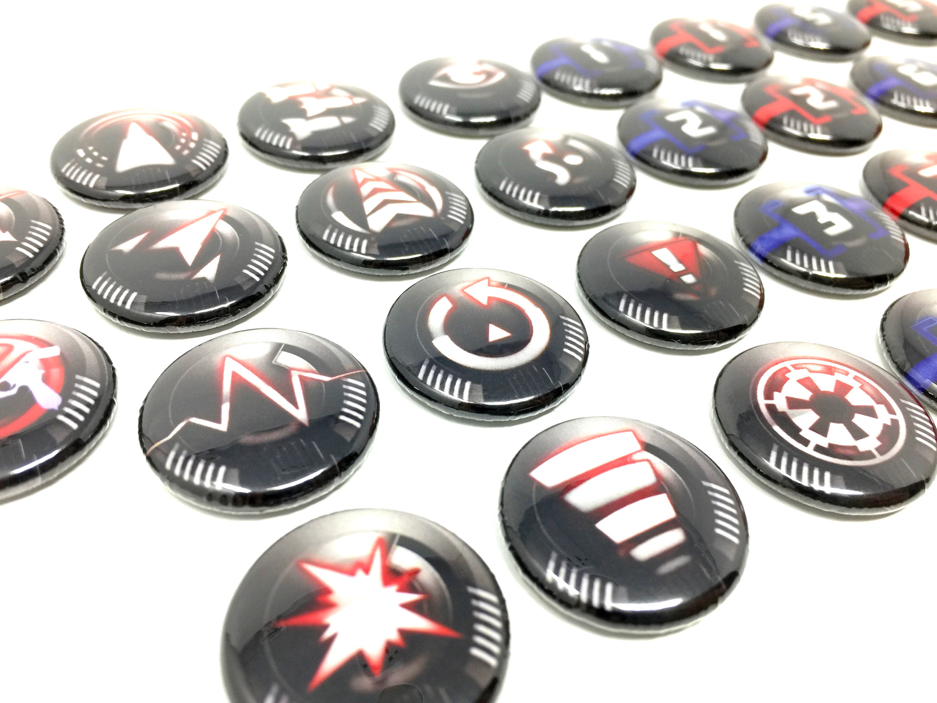 The TWIN ION V3 Style of X-wing Tokens Compatible With Star - Etsy