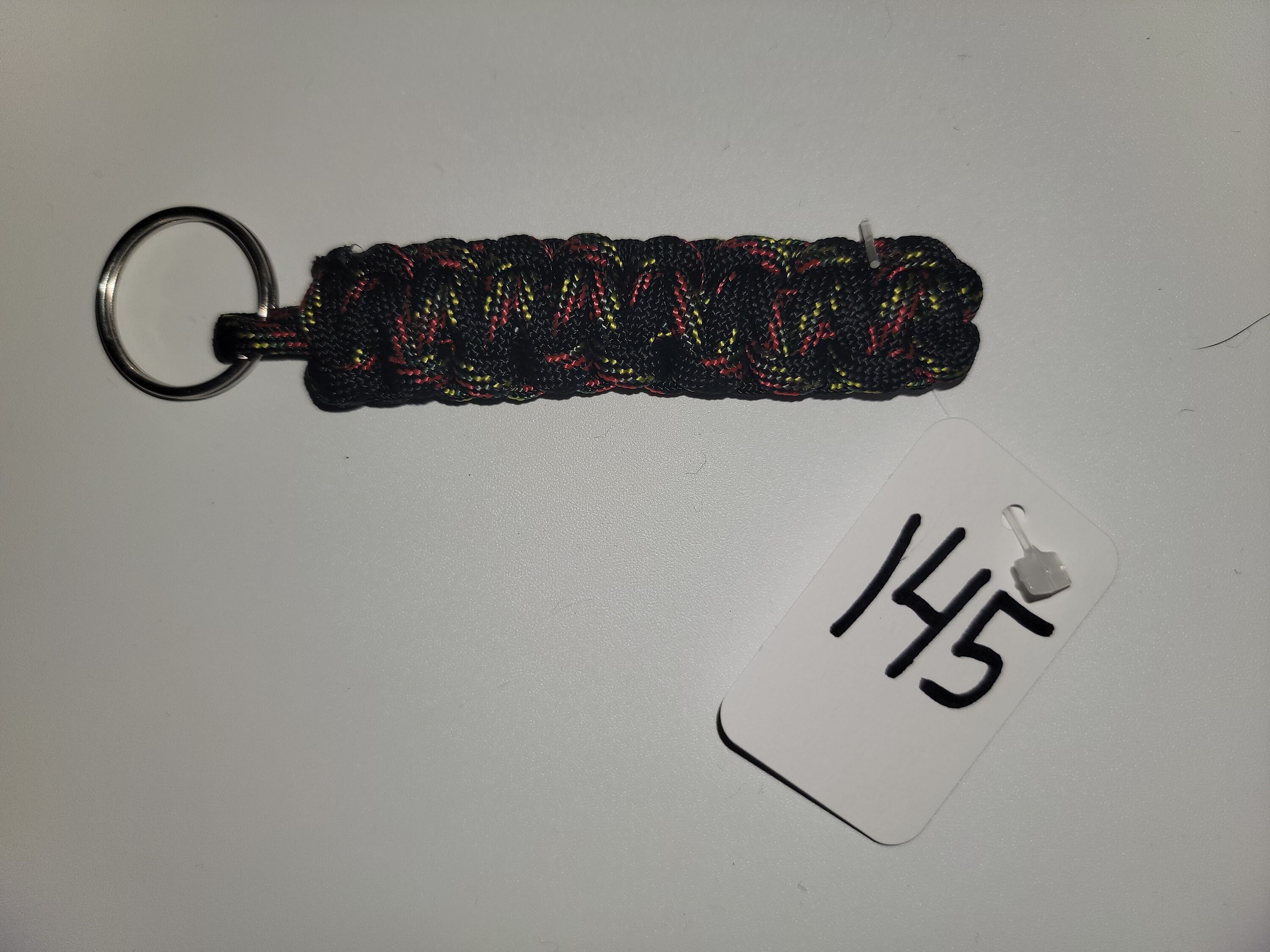 550 Paracord Keychain Cobra Braid Various Colors - Etsy