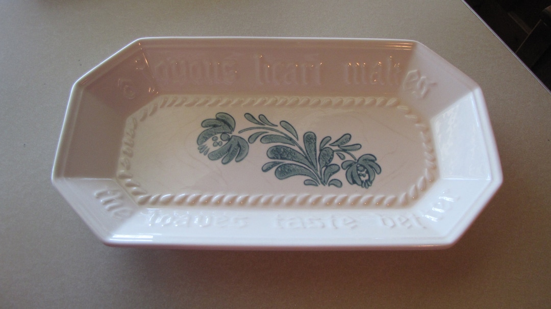Pfaltzgraff Yorktowne Bread Loaf Platter, 12 3/8" Long, 6 5/8" Wide - Etsy