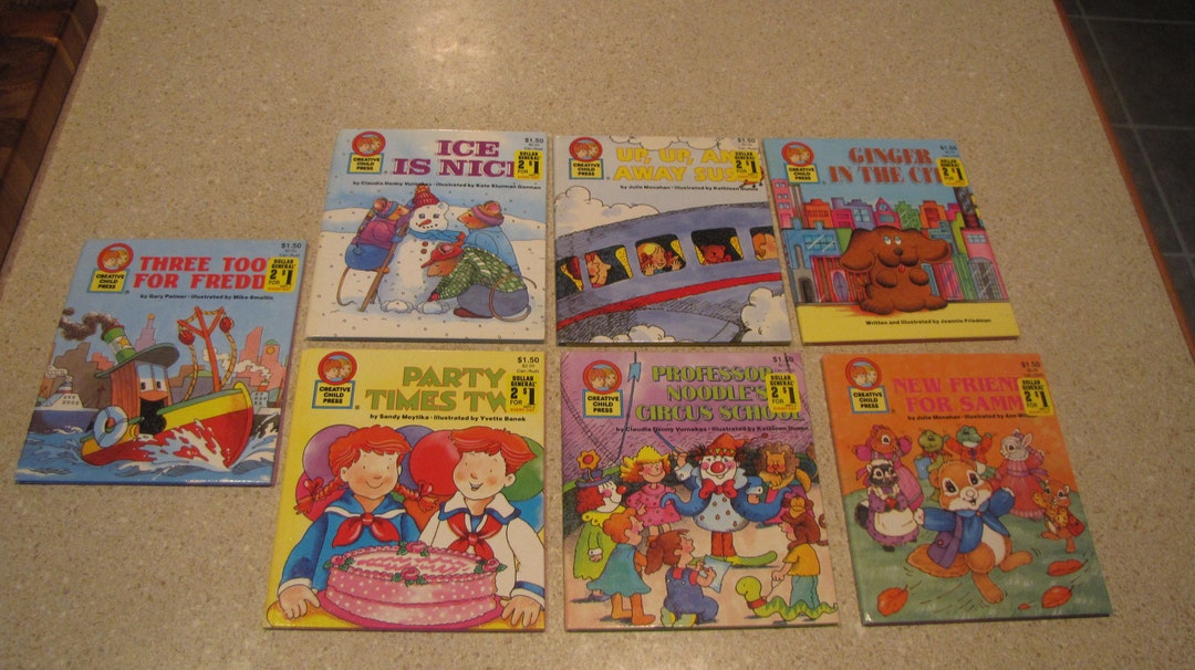 7-vintage Creative Child Press Books, 6 1/2" X 5 1/2" Hardcovers, 1992 ...