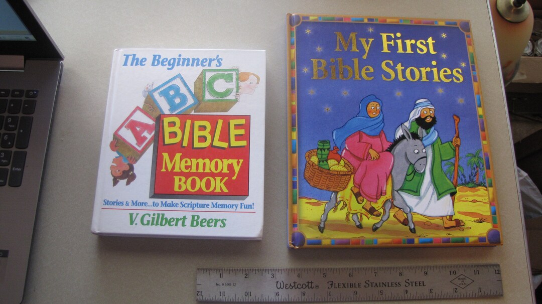 The Beginner's ABC Bible Memory Book by V. Gilbert Beers & My First ...