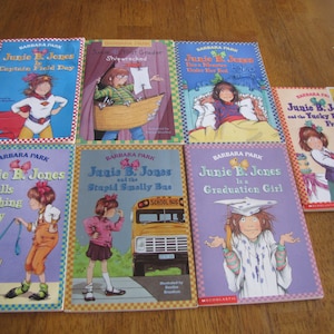 7-junie B. Jones Books by Barbara Park, Paperbacks 1990's-2000's - Etsy