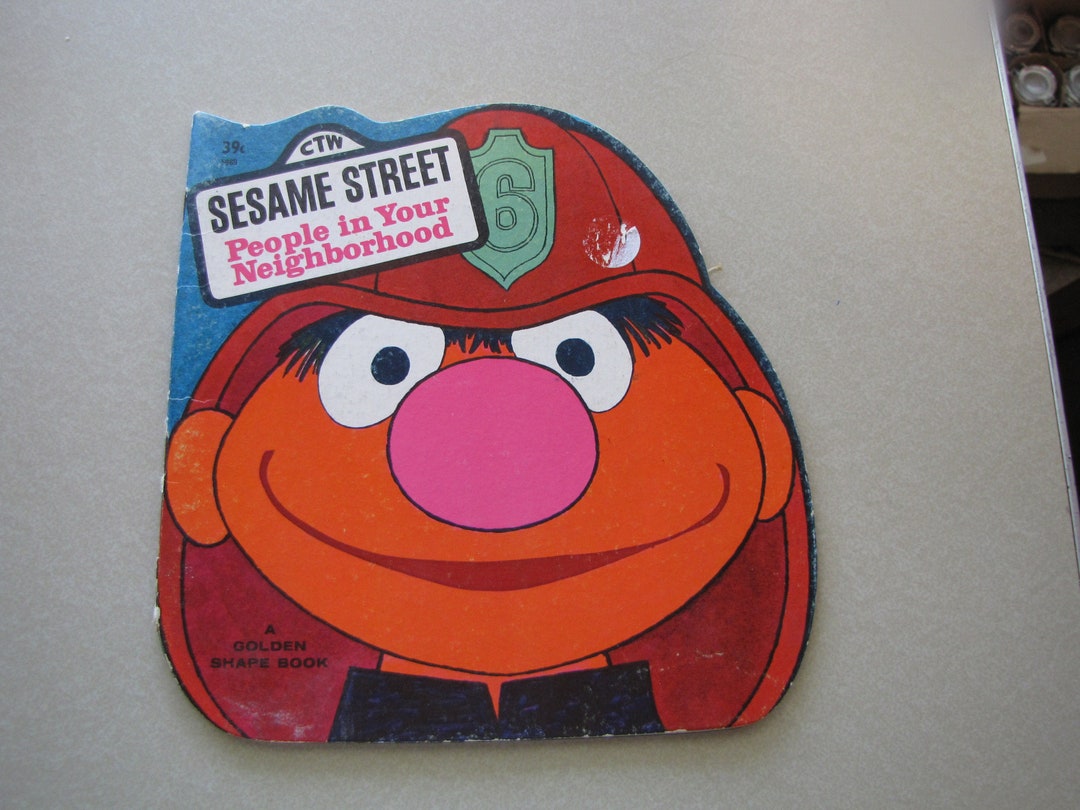 Sesame Street People in Your Neighborhood by Jeffrey Moss, A Golden ...
