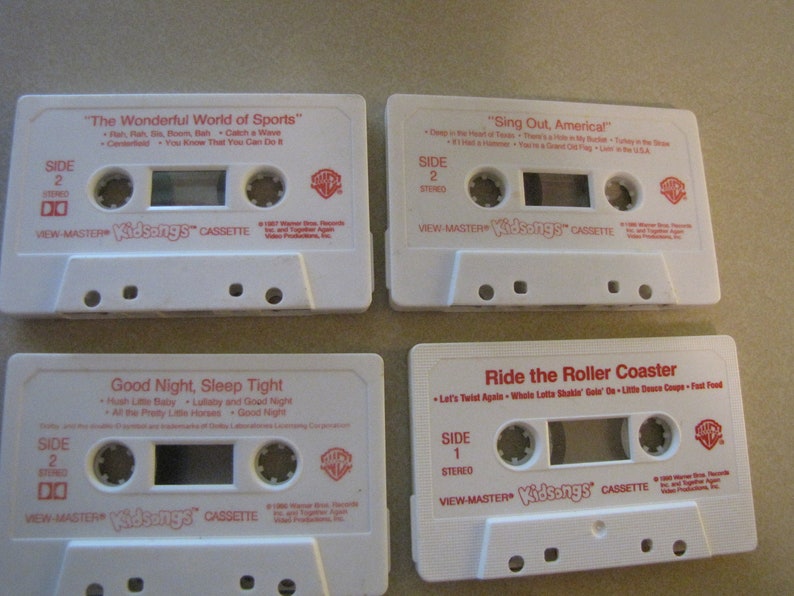 5-view-master Kidsongs Cassette Tapes Ride the Roller - Etsy