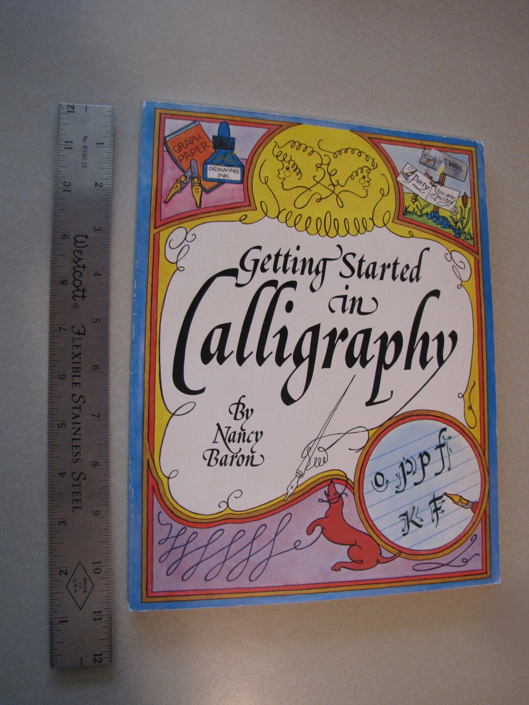 Getting Started in Calligraphy by Nancy Baron, Paperback 1979 - Etsy