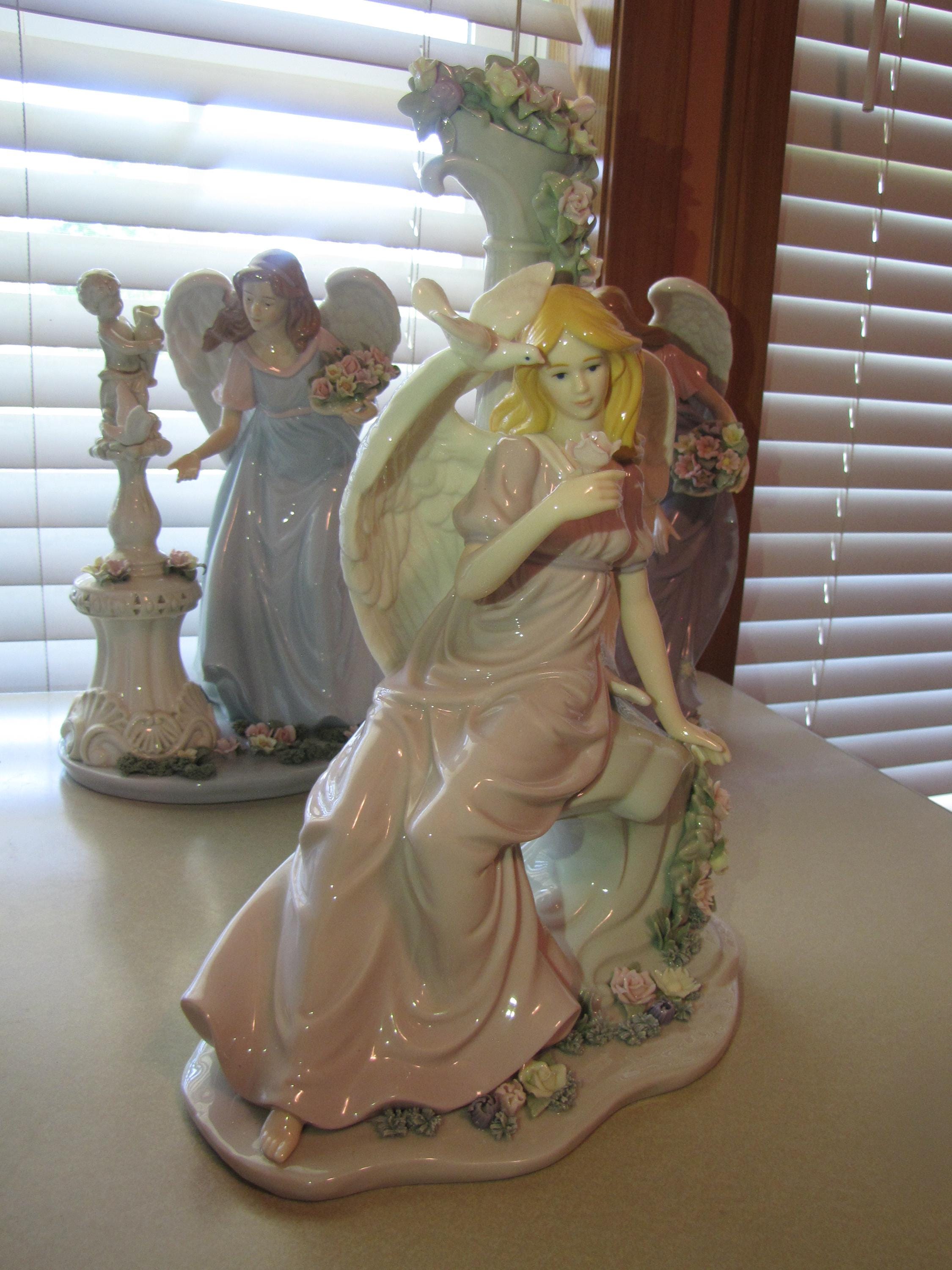 Holiday Collection 13" Large Porcelain Angels, Choose Your Angel - Etsy