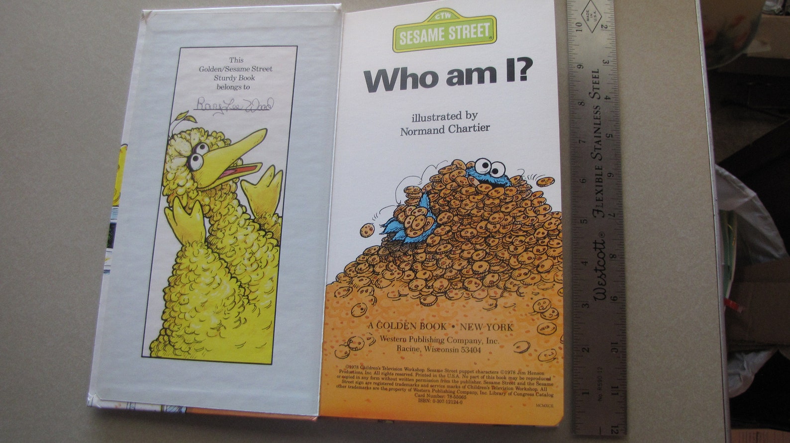 Who Am I? Sesame Street, A Golden Sturdy Book, 1978 - Etsy