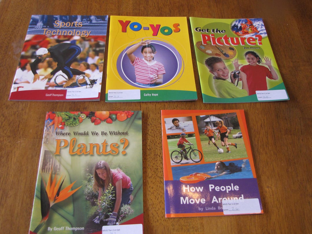 4-rigby PM Collection Books, Yo-yos, Where Would We Be Without Plants ...