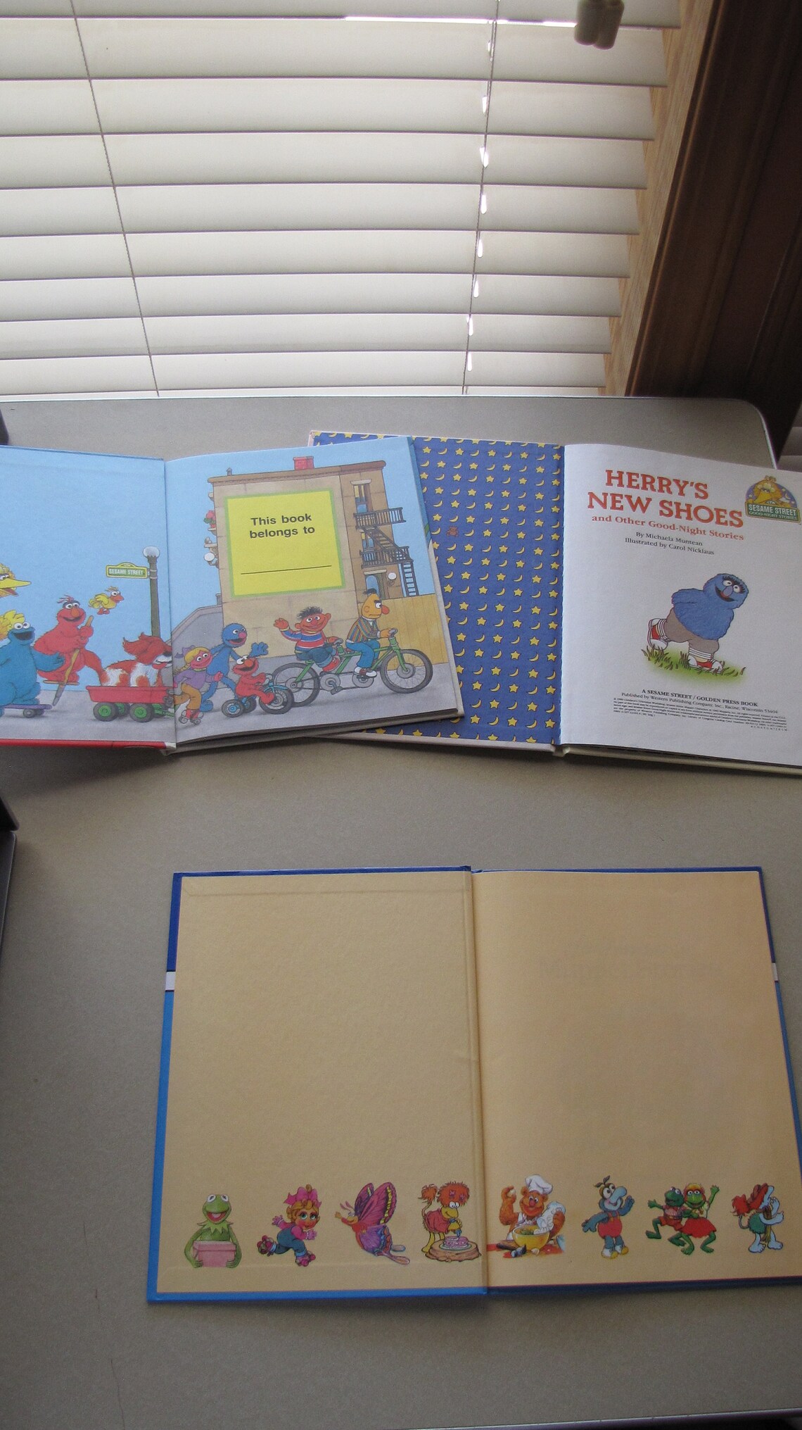 3-sesame Street/ Muppet Books Henry's New Shoes on My - Etsy