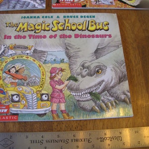 3-the Magic School Bus Books, Inside the Earth/the Electric Field Trip ...