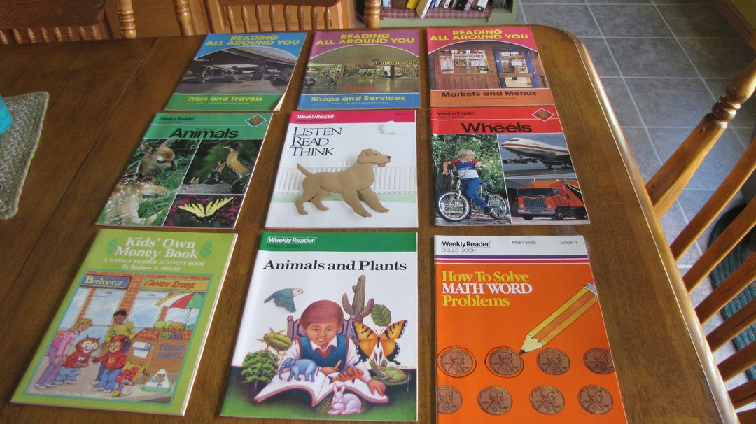 9-vintage Weekly Reader Activity Books All Like Vintage New/unused ...