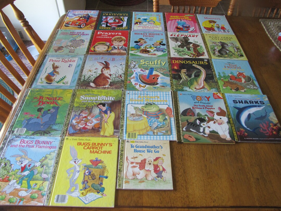 23-children's Books, 21-little Golden Books/ 1-elf Book/ 1-first Little ...