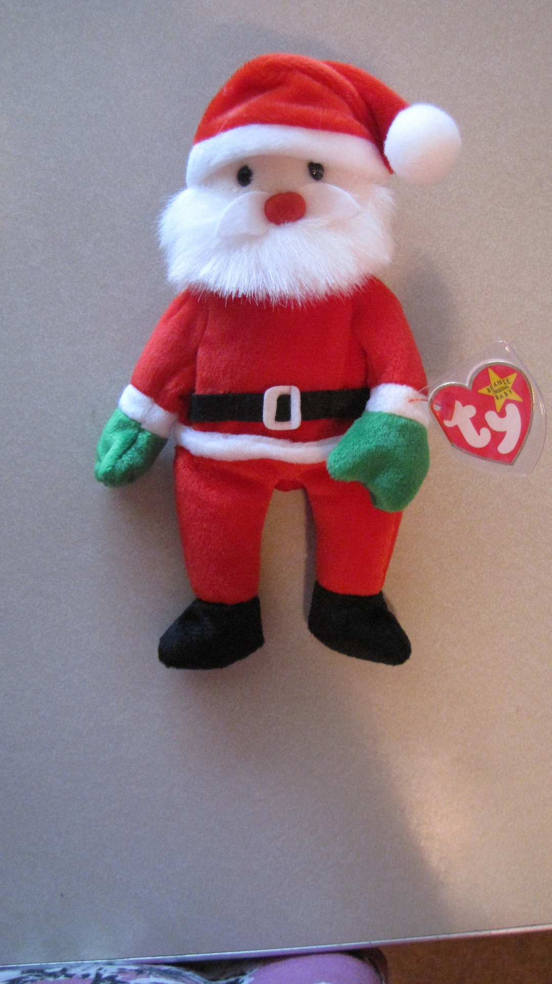 TY Beanie Babies Santa 1998 - Etsy