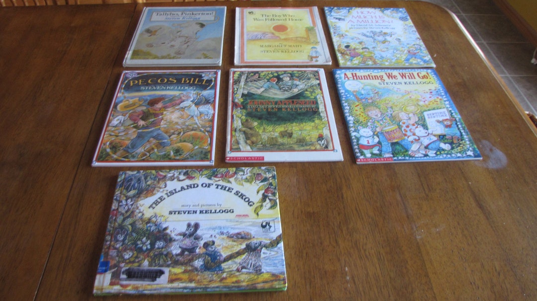 7 Books by or Illustrated by Steven Kellogg, the Island of the Skog ...