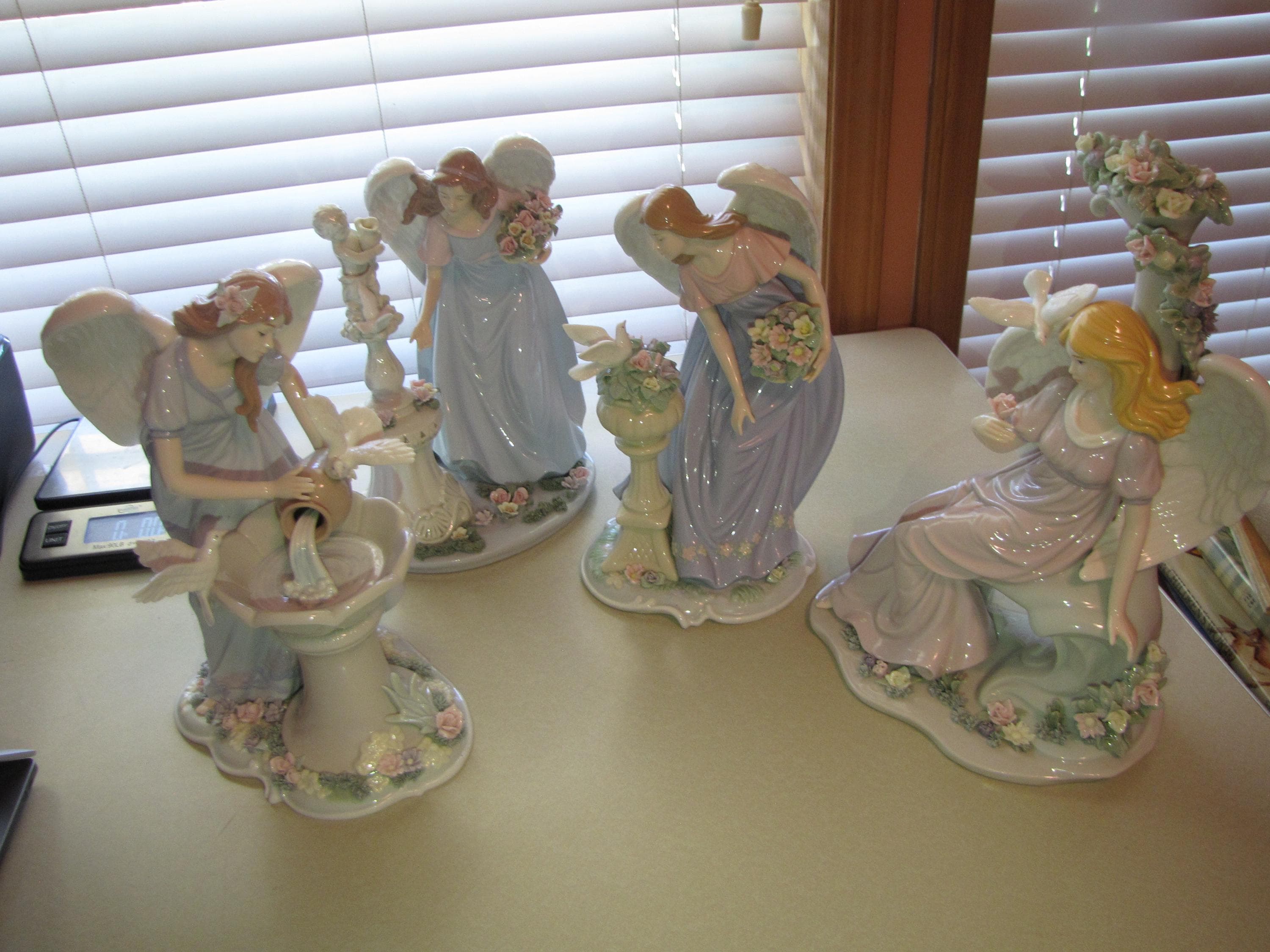 Holiday Collection 13" Large Porcelain Angels, Choose Your Angel - Etsy