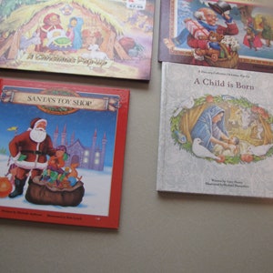 6 Pop-up Books/the First Christmas/santa's Toy Shop/the Christmas Story ...