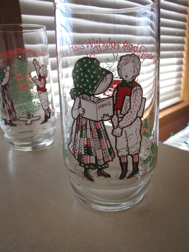 Vintage Limited Edition Holly Hobbie And Robbie Christmas Drinking