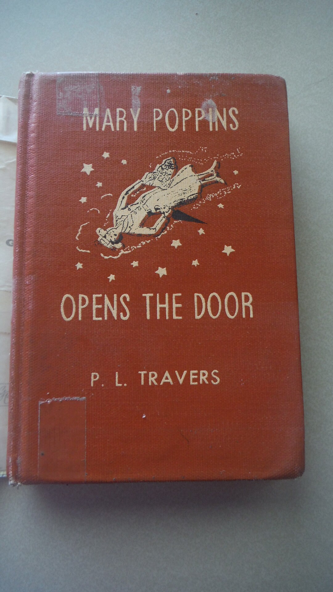 Mary Poppins Opens the Door by P.L. Travers, Ex Library Book, 1943 ...