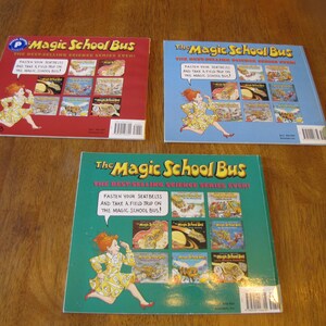 3-the Magic School Bus Books, Inside the Earth/the Electric Field Trip ...