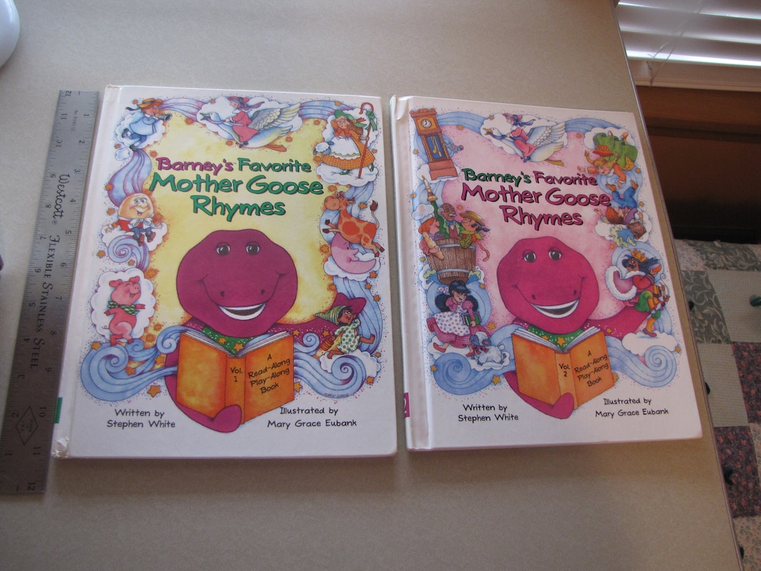 Barney's Favorite Mother Goose Rhymes by Stephen White, Volumes 1 & 2 ...