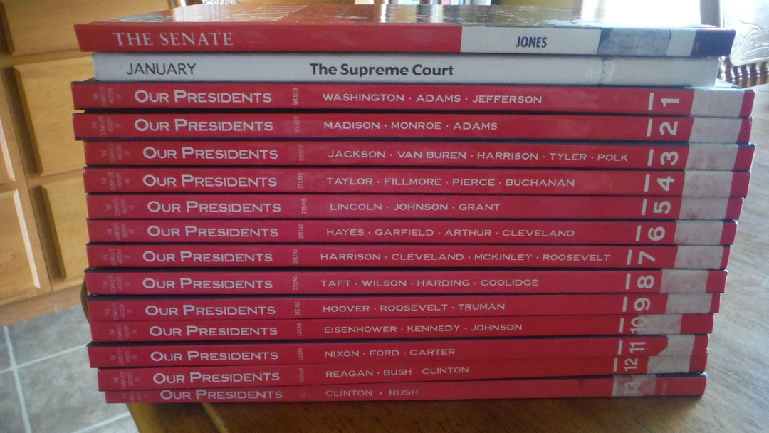 13 Volume Set, the Complete History of Our Presidents, Washington to ...