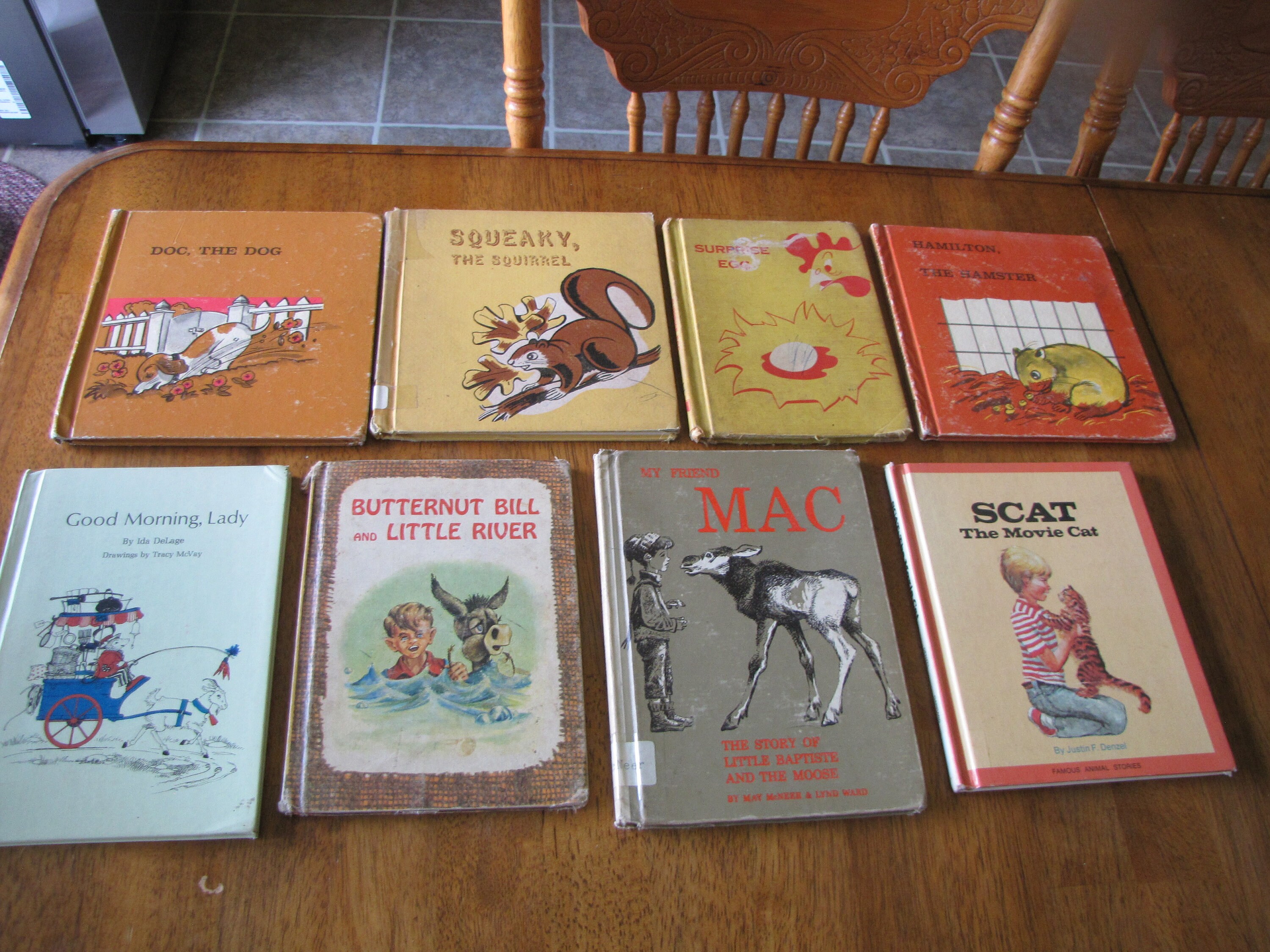 8-very Vintage OLD Books for Children About Animals - Etsy